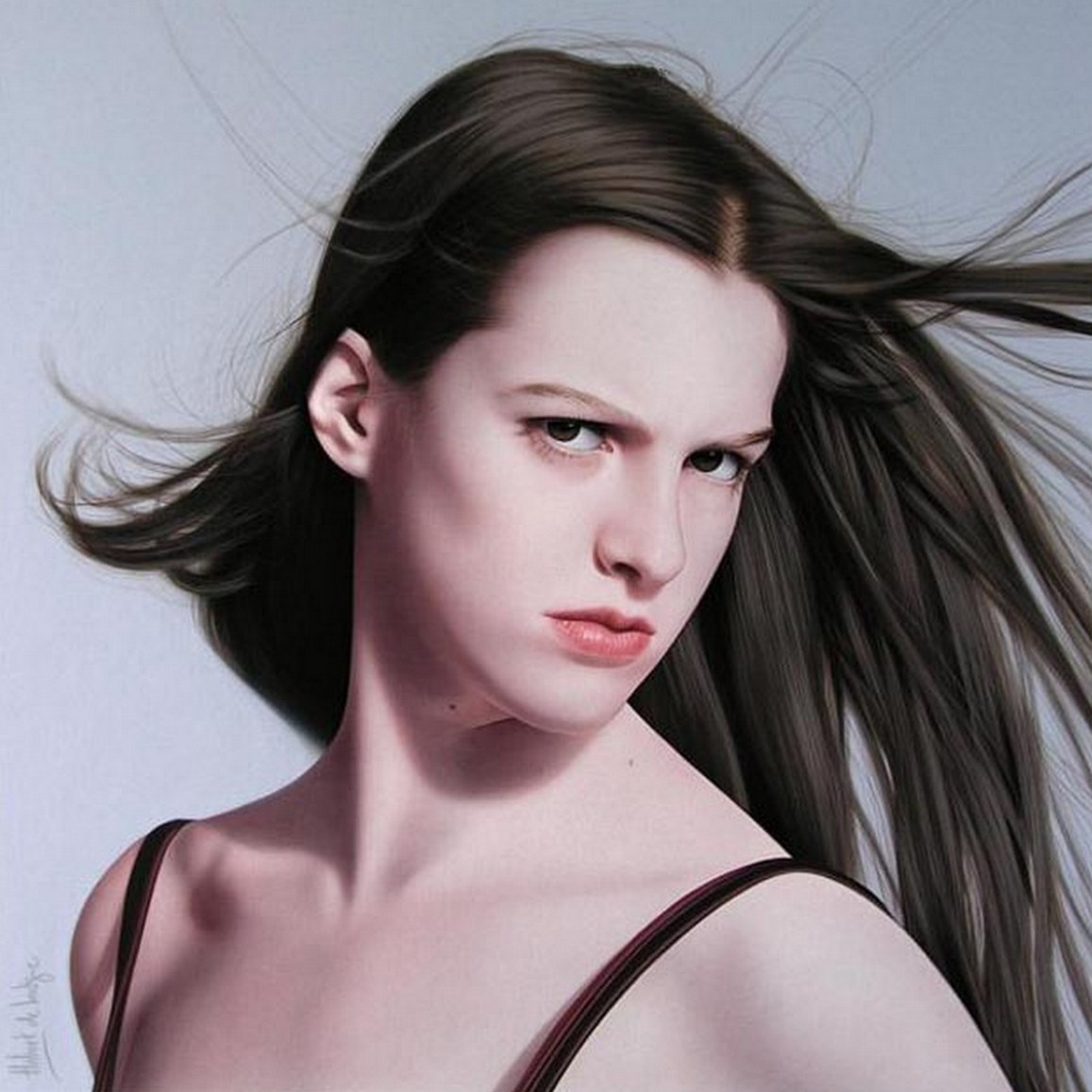 Pintura Moderna y Fotografía Artística : Fotorrealismo al Óleo, Rostros ...