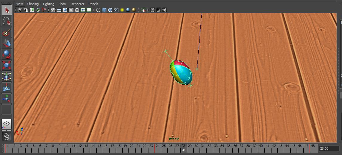 IN3D: Week12, Lab1&2: Maya Bouncing Ball