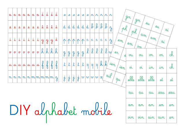 ID 2 profs : le blog: Alphabet mobile : DIY