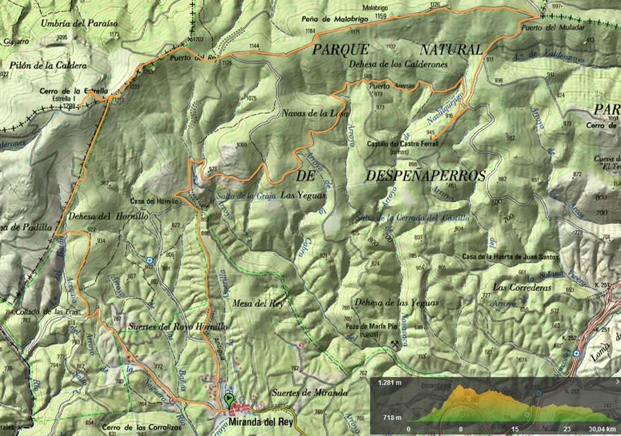 { α ~ Ω } josechu: Ruta 75. Circular por Miranda del Rey. Parque ...