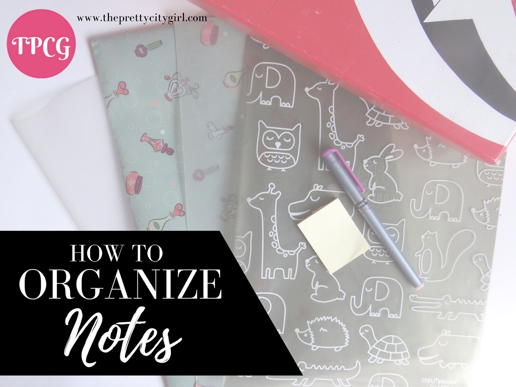How to Organize Notes - The Pretty City Girl | Indian Travel ...