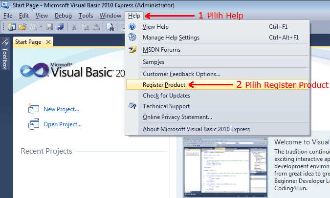 SODIKIN SAPUTRA: Cara Mendapatkan Registration Key Visual Studio 2010 ...