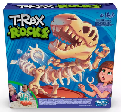 The Playful Otter: T-Rex Rocks