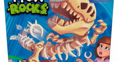 The Playful Otter: T-Rex Rocks