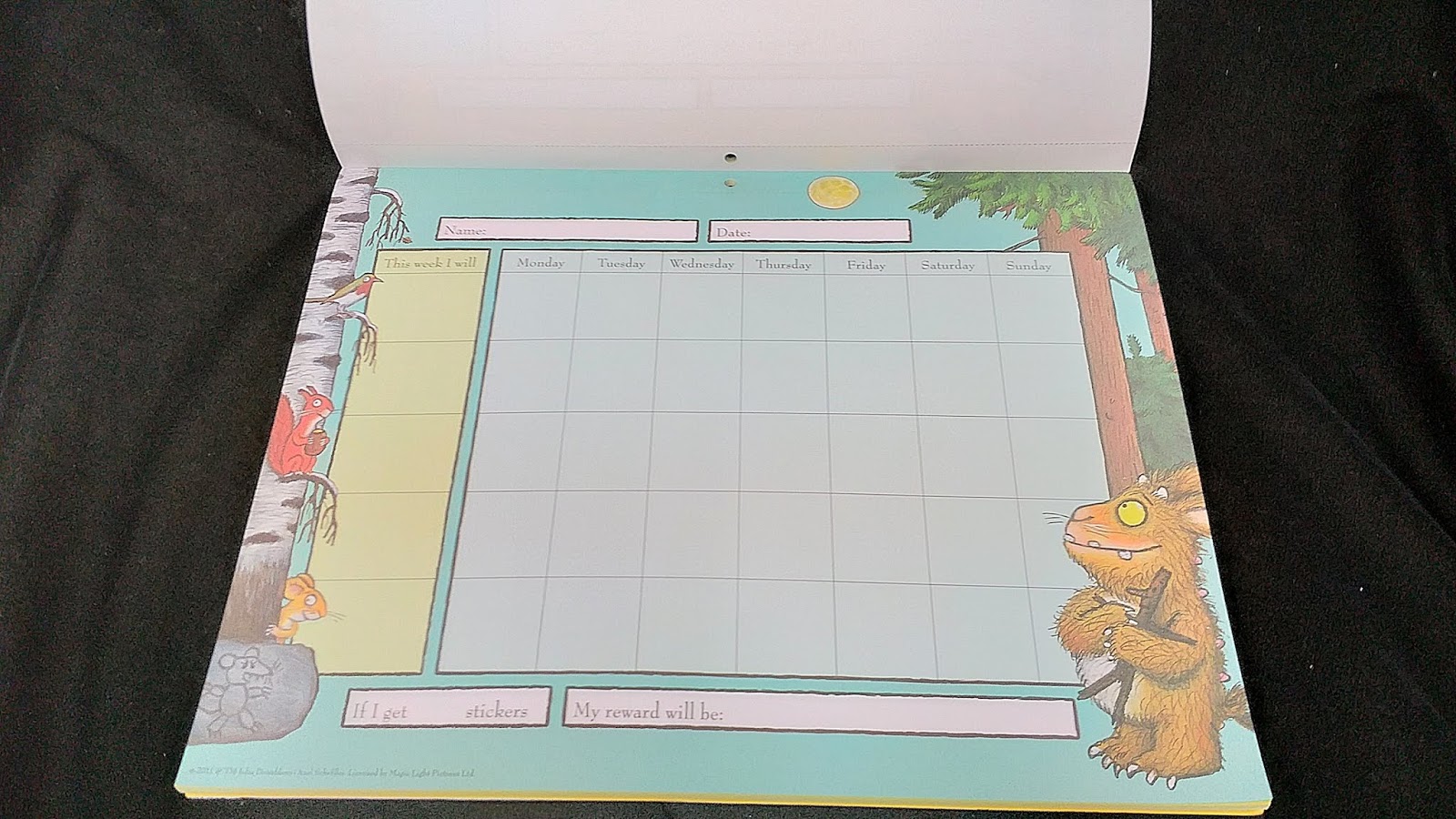 Kid Books Blog: 340.The Gruffalo's Child Reward Chart