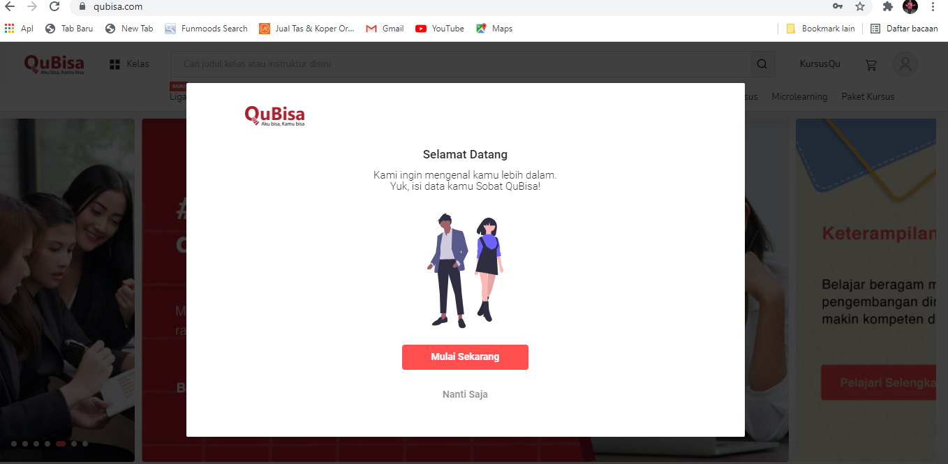 QuBisa: Kursus Online Gratis Untuk Masuk Dunia Kerja - Yuni Handono