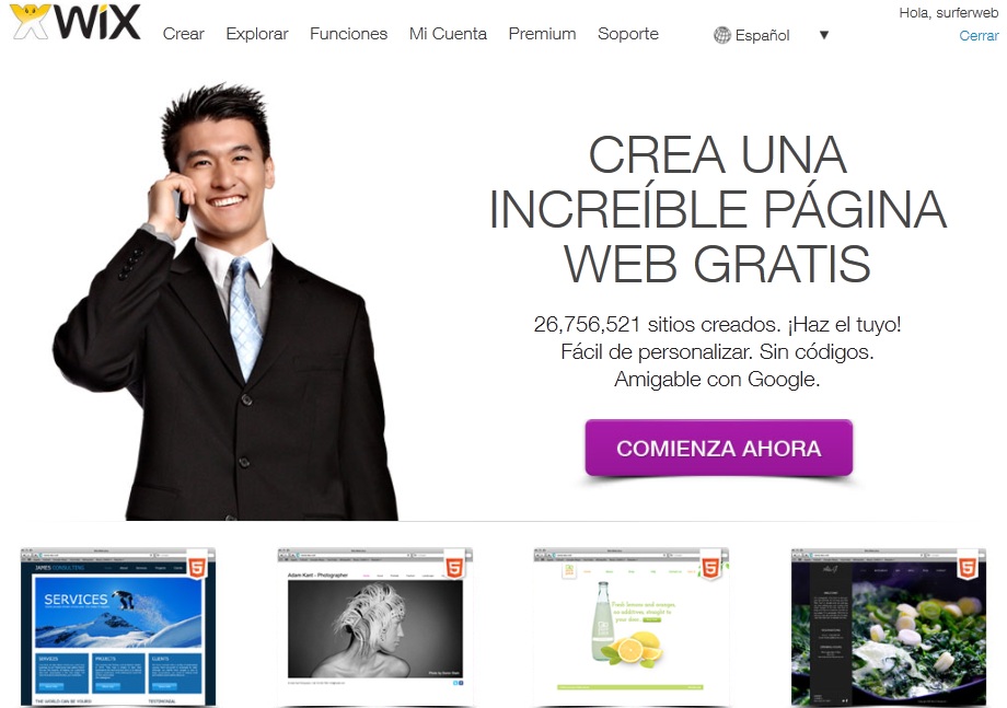 Nuevas Tecnologías Aplicadas a la Docencia - Francés.: Wix: una ...