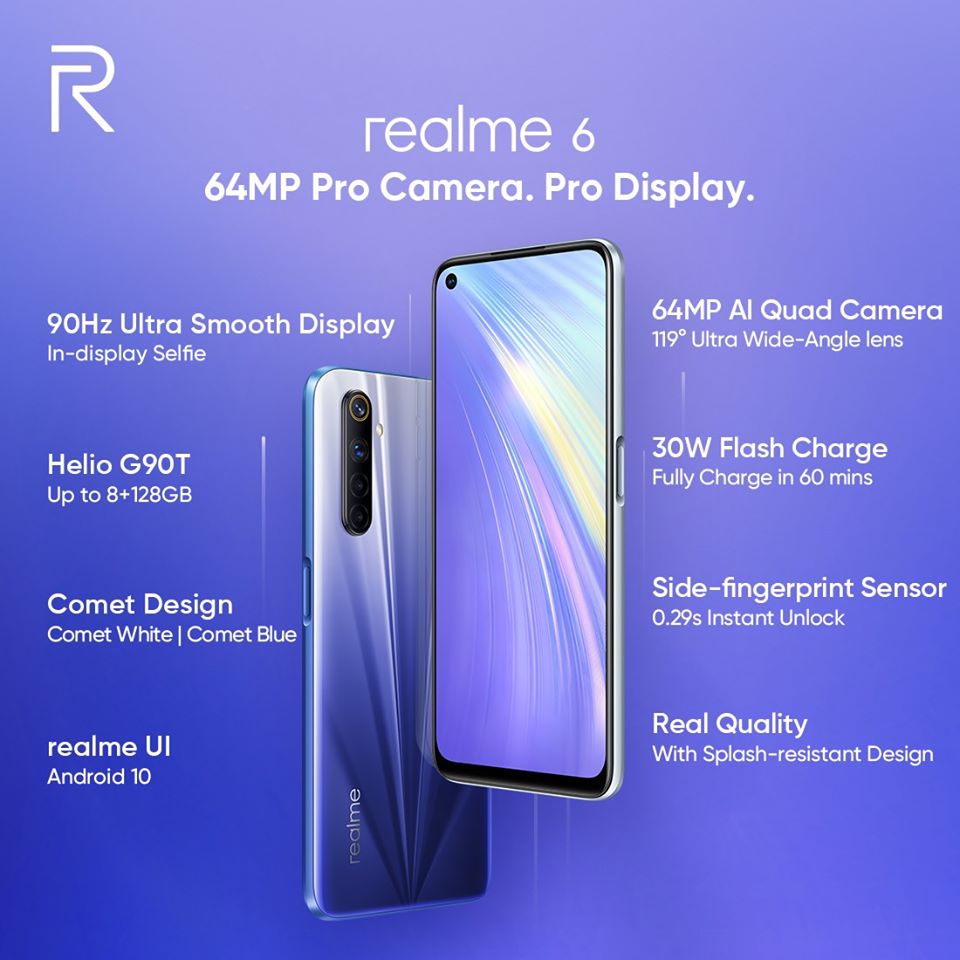 Gambar & Harga realme 6 (64MP Pro Camera) - Terbaru 2020 | YusufUltraMaN