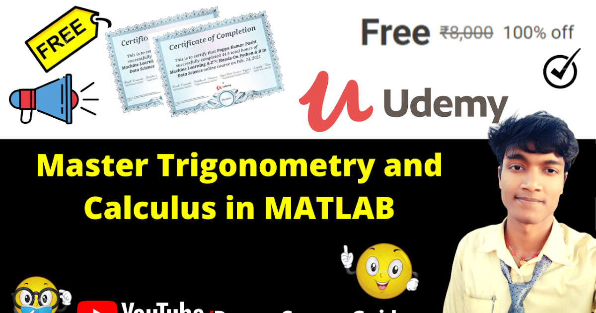 Master Trigonometry And Calculus In Matlab