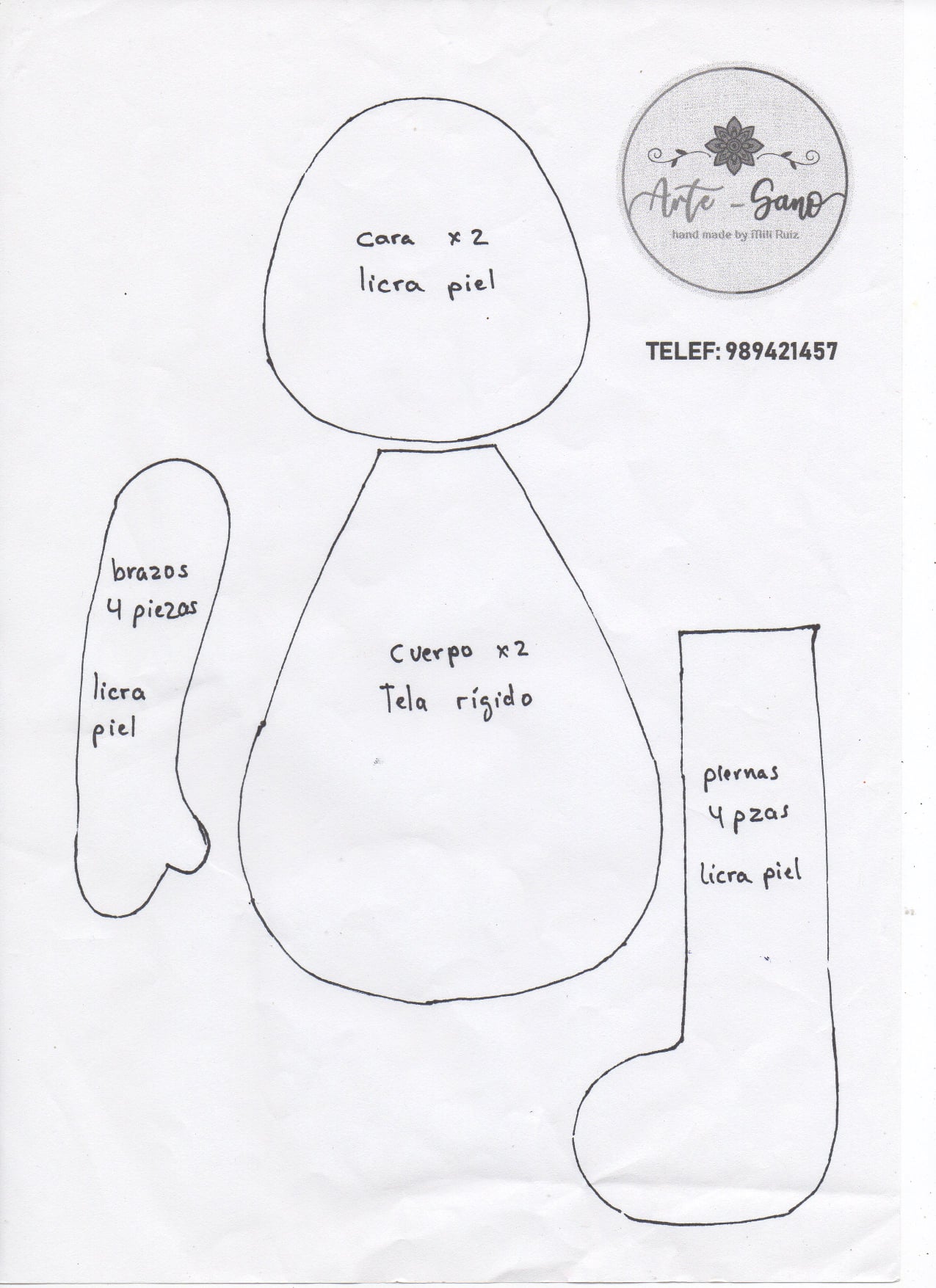 Eu Amo Artesanato: Boneca com Molde