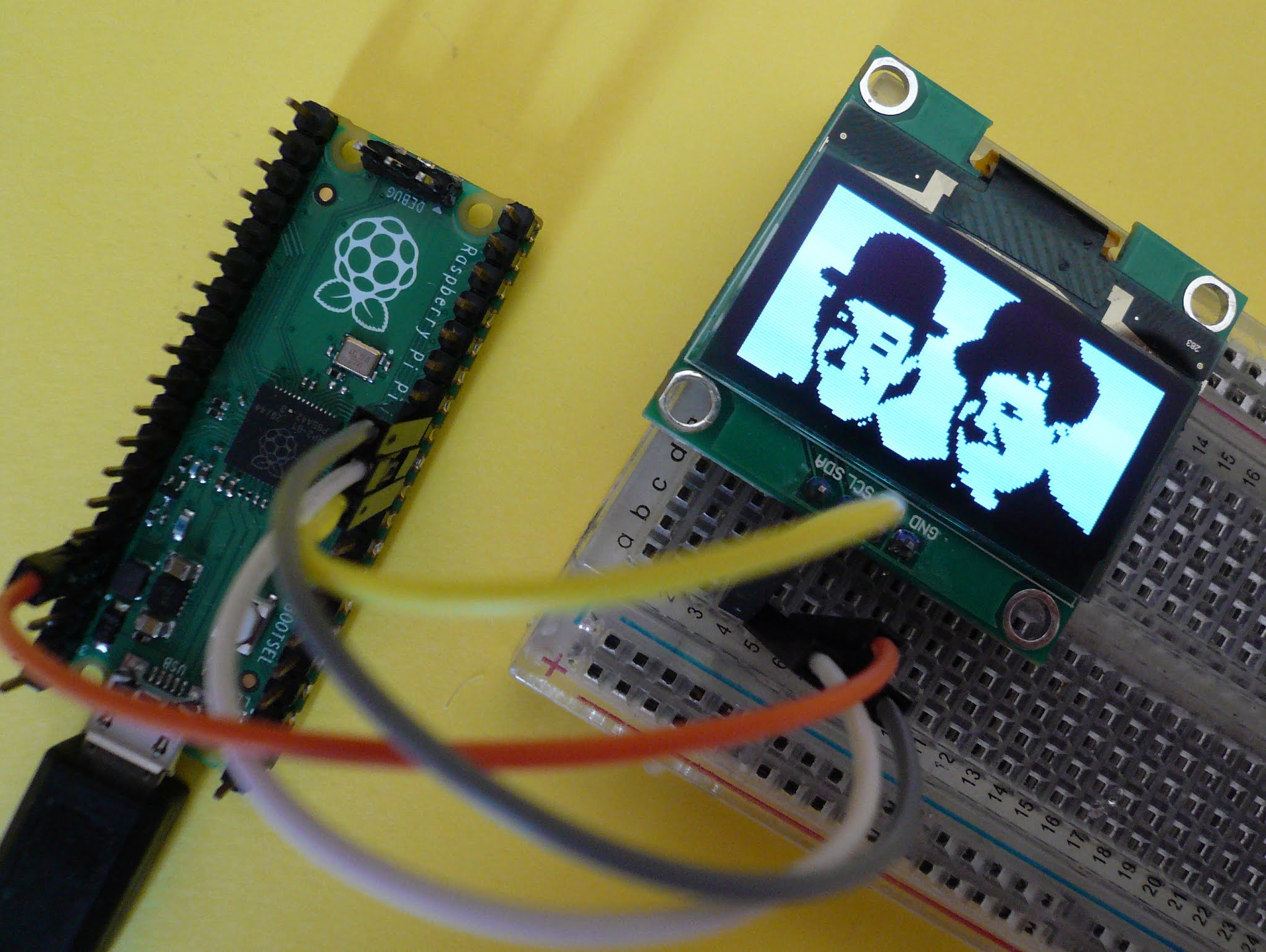 Électronique en amateur: Écran OLED SH1106 et Pico