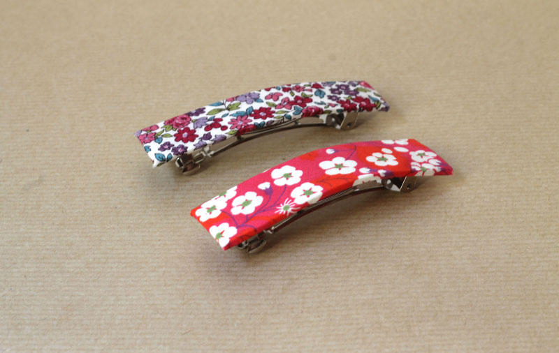 DIY - Barrette en Liberty: Simplette