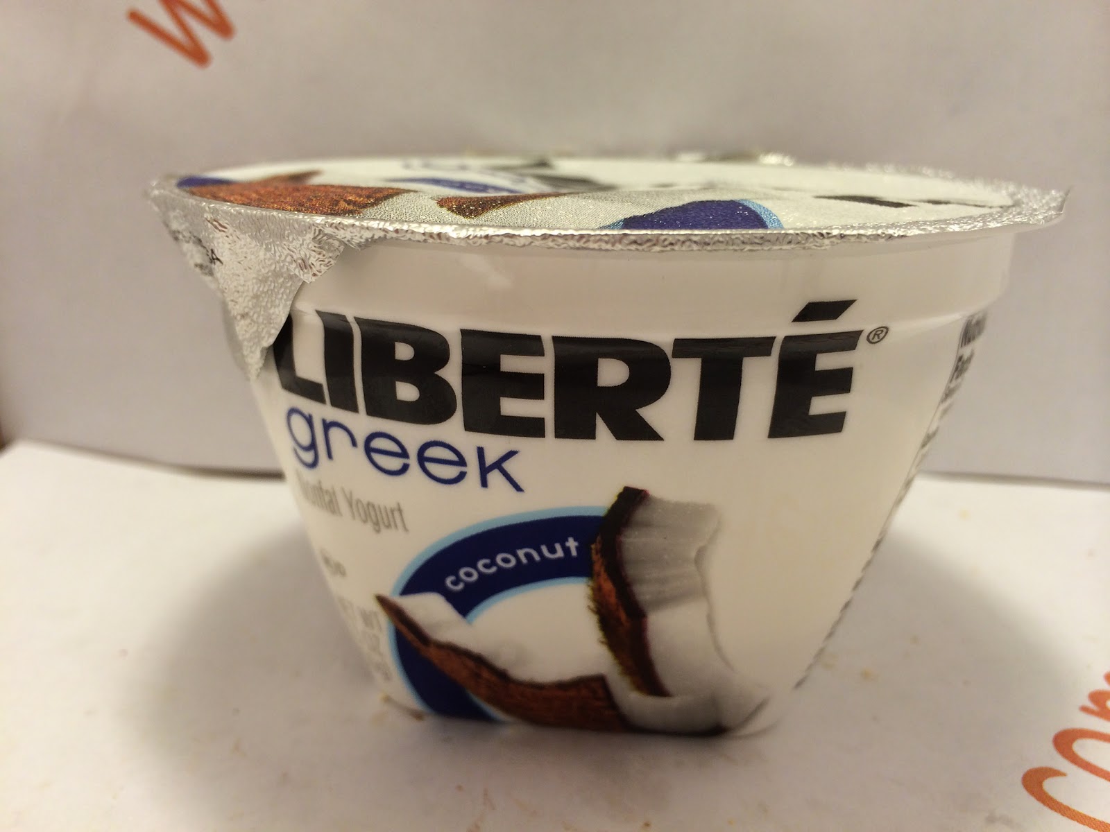 Crazy Food Dude: Review: Liberte Greek Coconut Yogurt