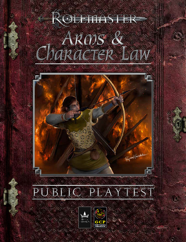 Rosabelen Blog: Rolemaster Unified Beta Playtest 2