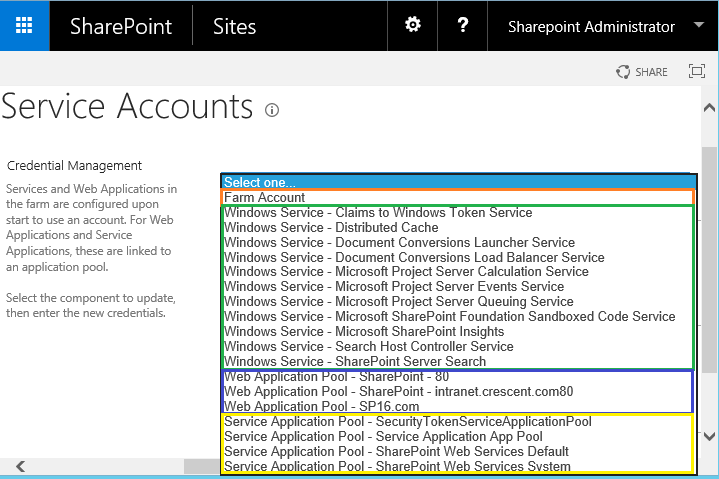 How to Change Service Accounts in SharePoint 2013 using PowerShell ...