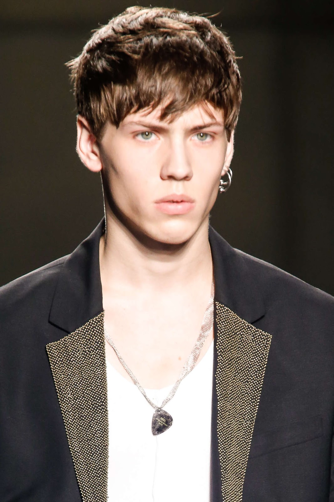 Male Model Otaku: Sebastian Ahman: Spring/Summer 2014 Runway 【Paris~NY】