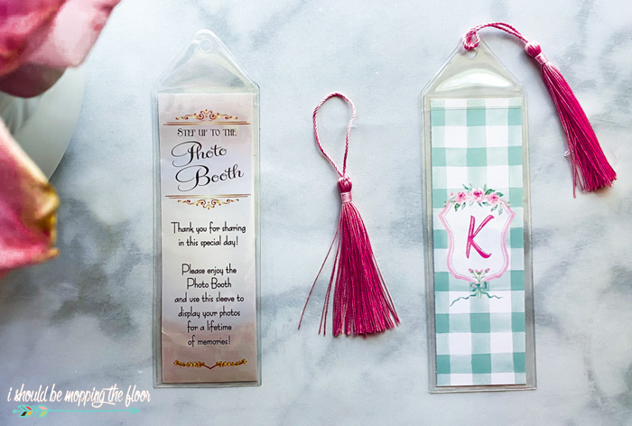 Printable Bookmarks with Monogram Letters | i should be mopping the floor
