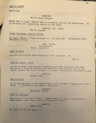 the sphinx: GODZILLA - "The Firebird" (Hanna-Barbera Pilot Script, 1978)