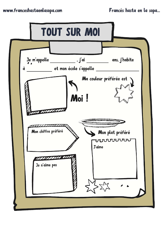 Francés hasta en la sopa...: Tout sur moi