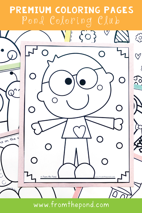 Premium Coloring Pages | From the Pond