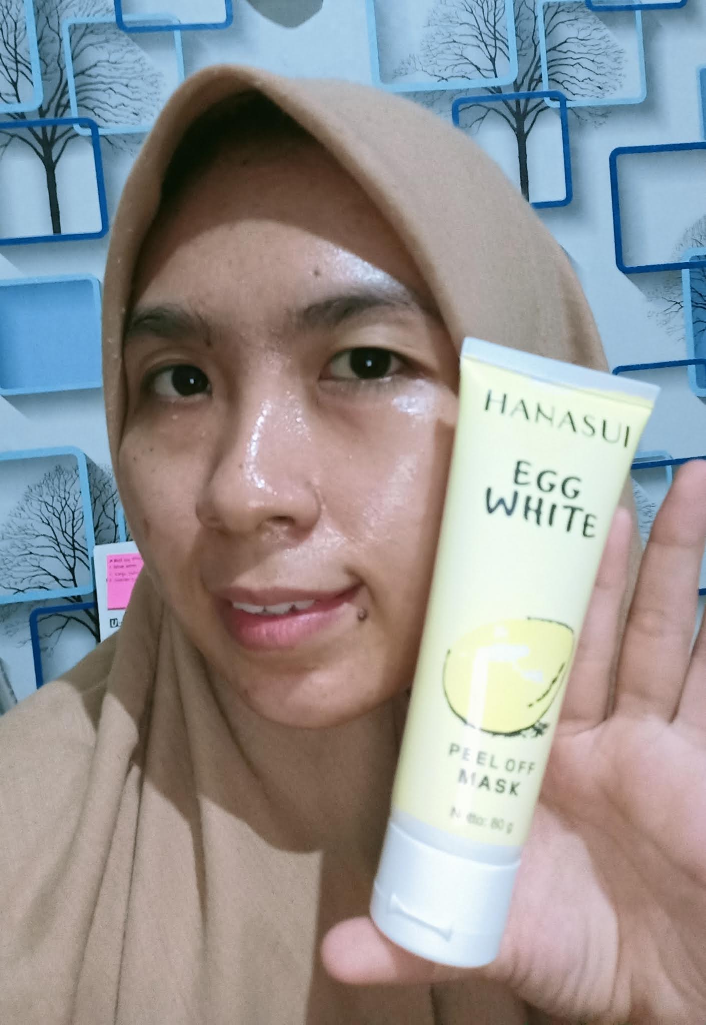 Lebih Glowing dengan Hanasui Peel Off Mask - Blog Rindang Yuliani