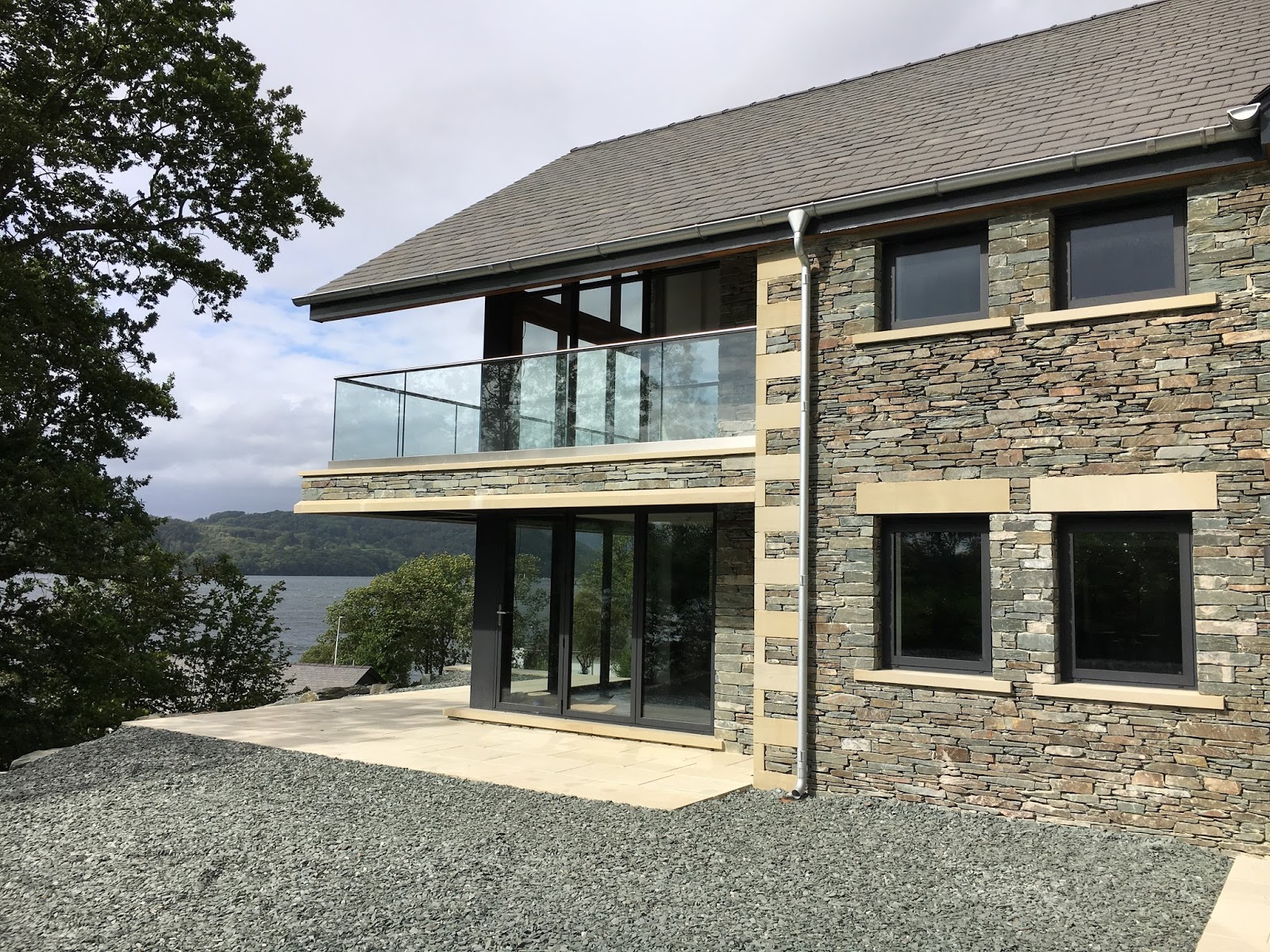 Marlin Windows: Lake Windermere contemporary new build house.