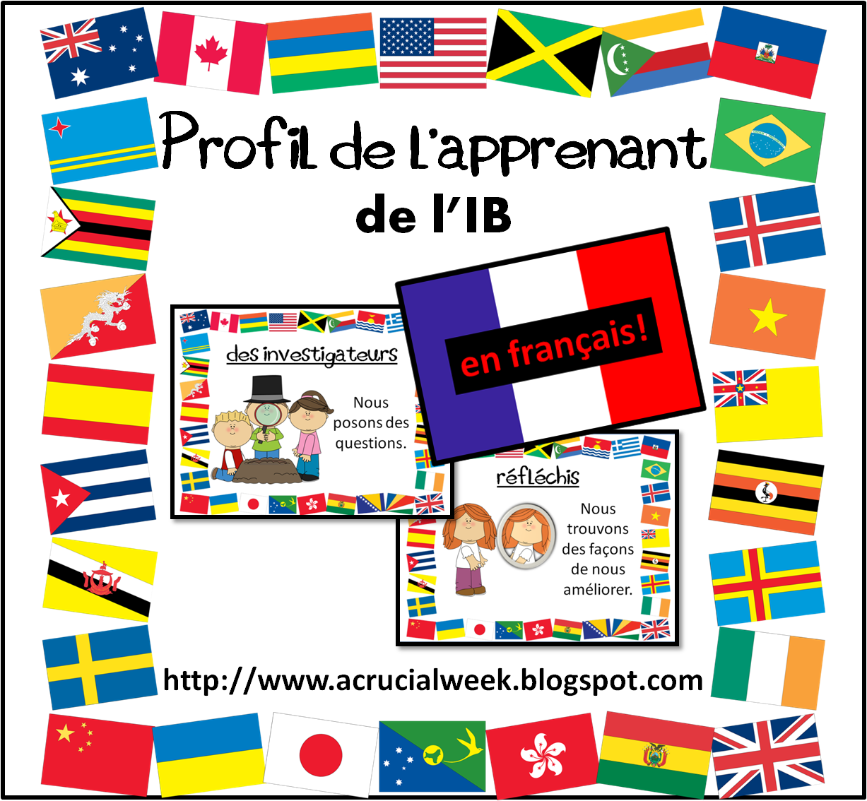 A Crucial Week: Posters du PP (de l'IB) en français