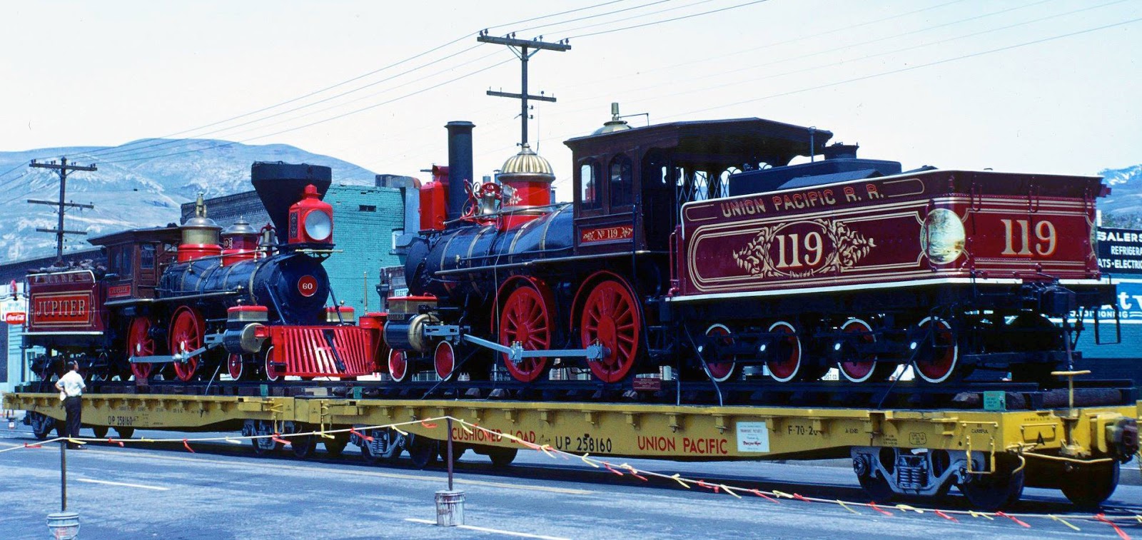 Just A Car Guy: The Jupiter and the 119 Golden Spike trains