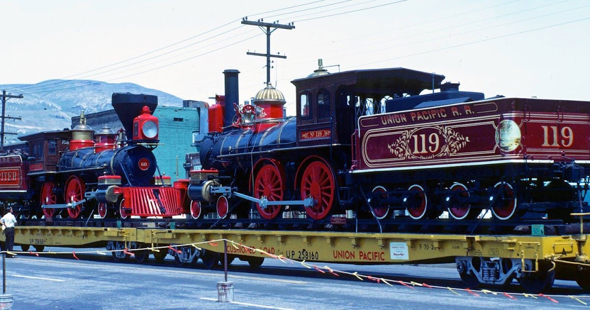 Just A Car Guy: The Jupiter and the 119 Golden Spike trains