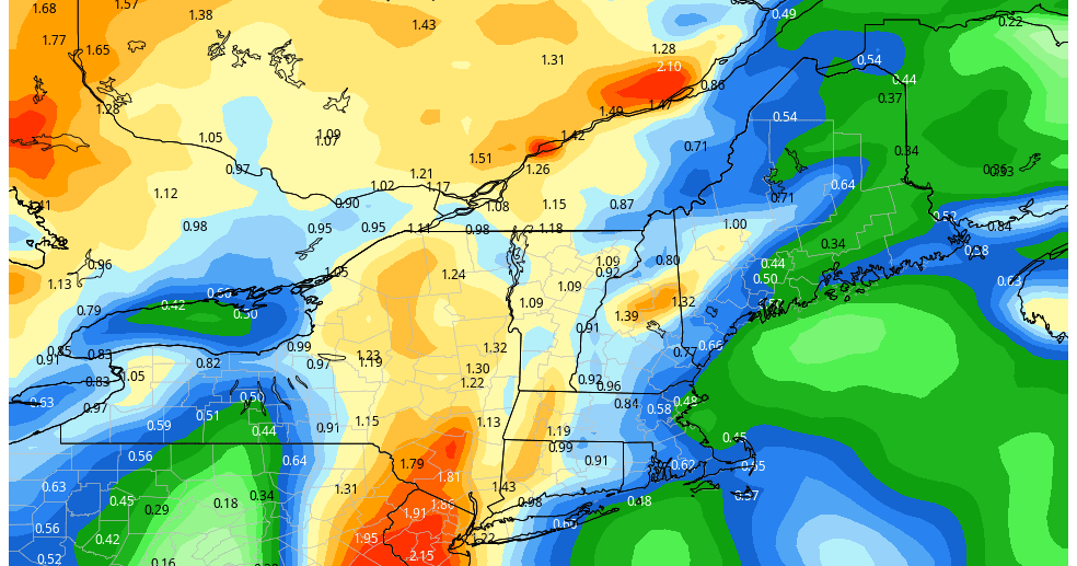 The EDGE Weather: Latest Total Precipitation and Wind Maps...