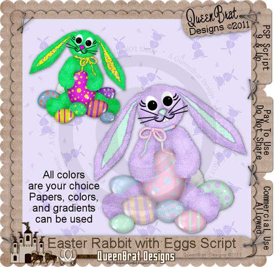 QueenBrat's Tag Tuts: New Easter & Spring PSP Scripts