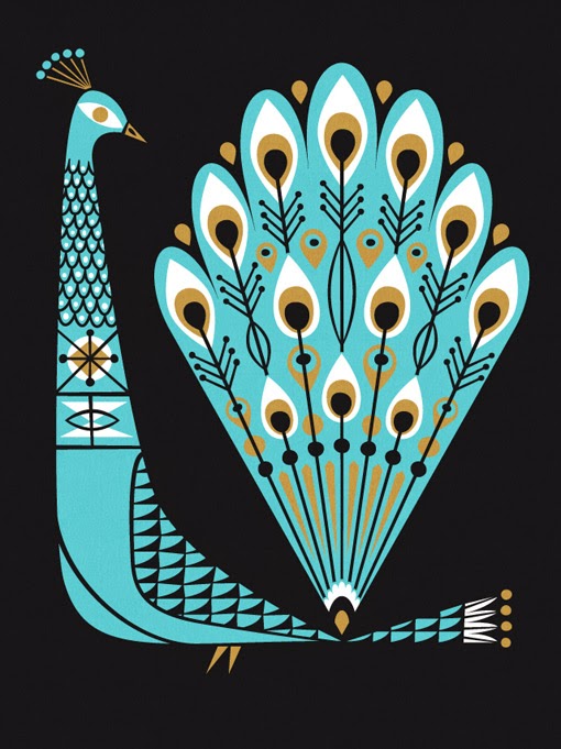 PEACOCK'S GARDEN: Peacock Print