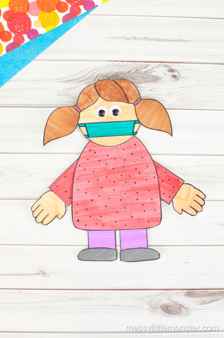 All About Me Back to School Craft (template included) - Messy Little ...