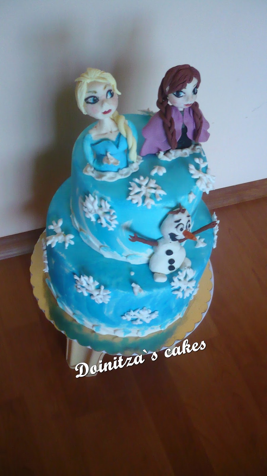 Tort cu Elsa , Ana si Olaf | Doinitza`s cakes