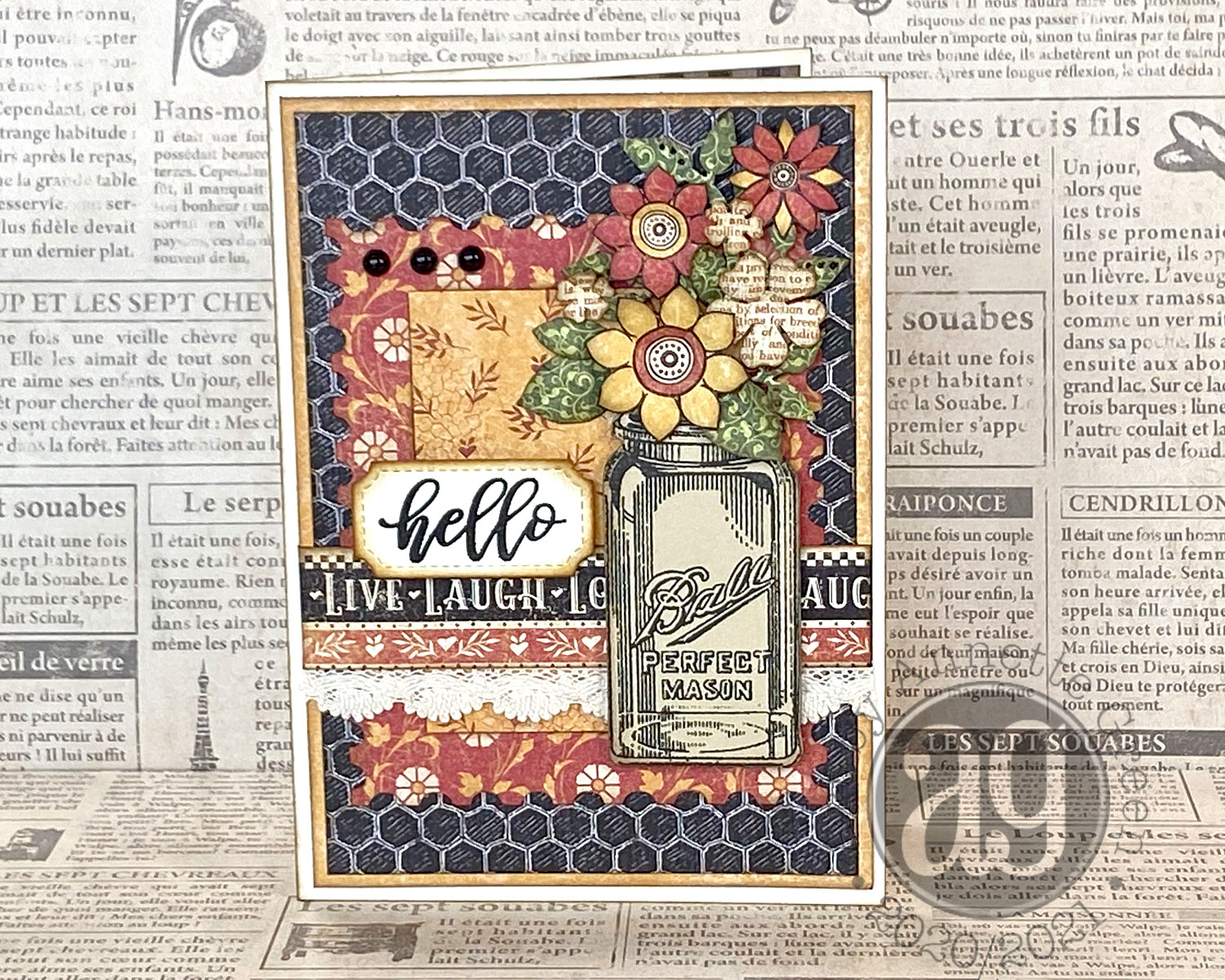 One Layout, Five Graphic 45 Cards