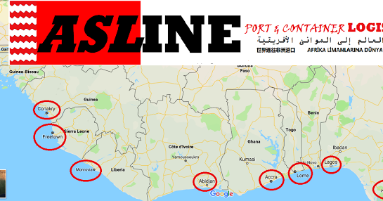 AFRICAN SHIPPING LINE: AFRICA SHIPPING LINE -WEST AFRICA