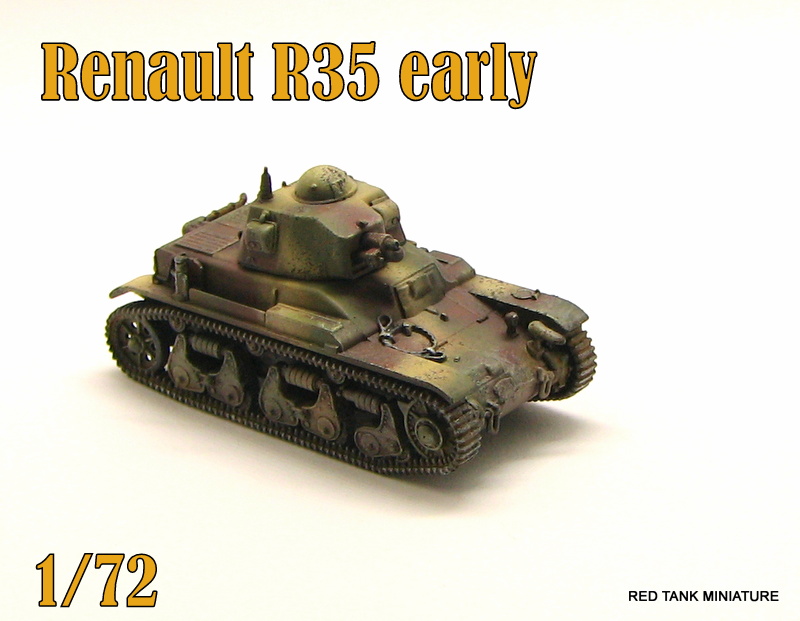 Gulumik Military Models: Renault R35 Early 1/72 FTF