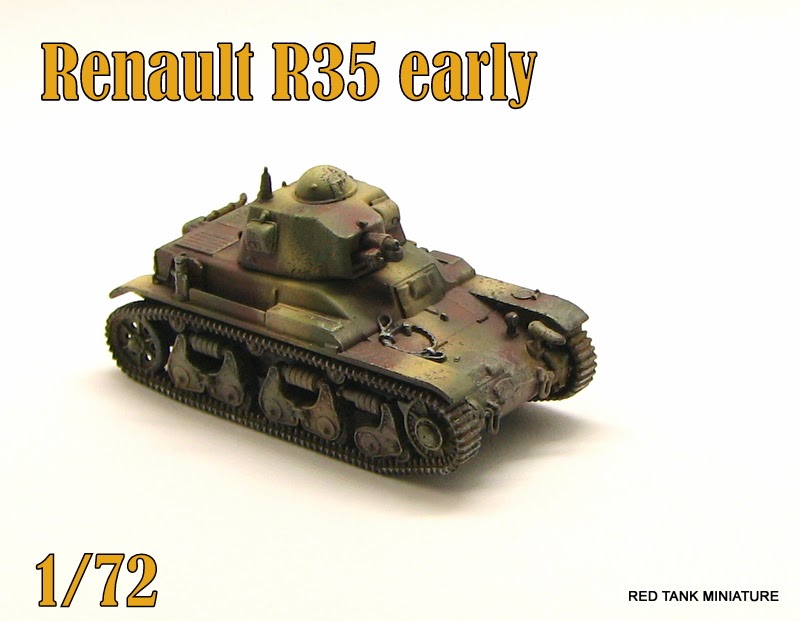 Gulumik Military Models: Renault R35 Early 1/72 FTF