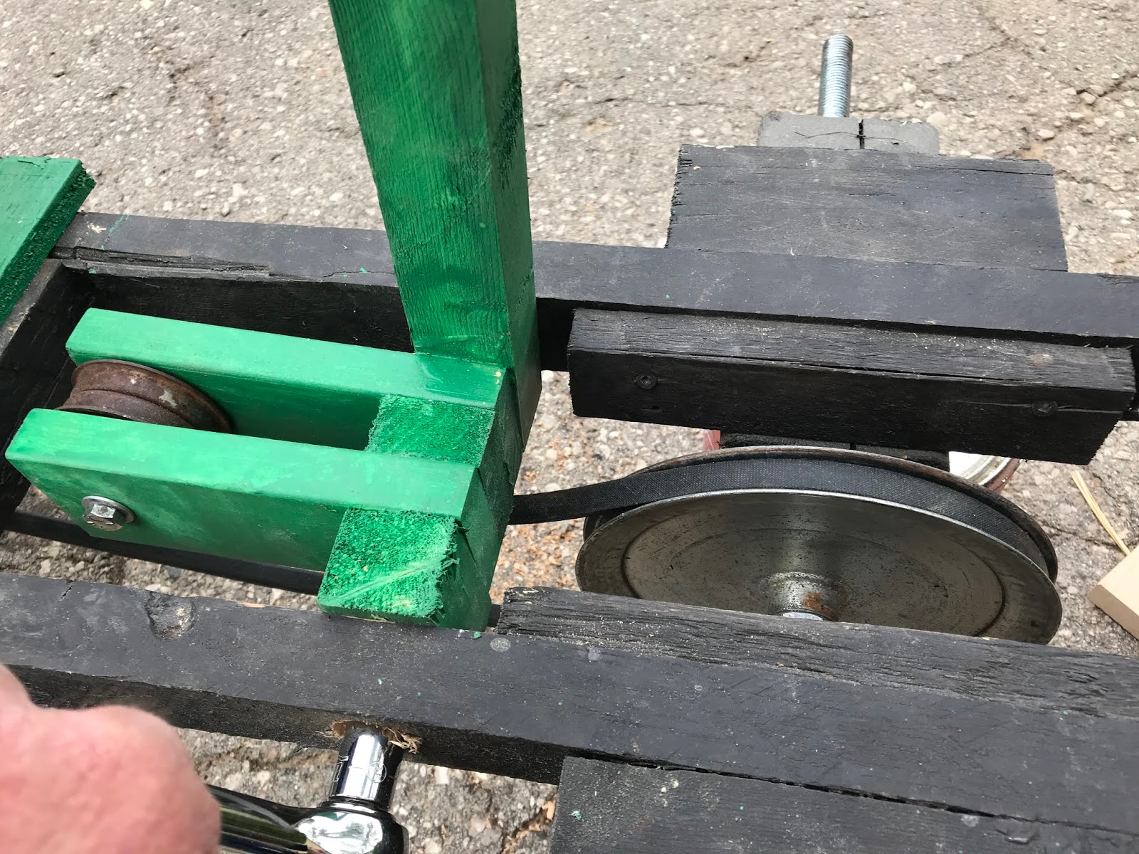 Wooden Garden Tractor Update - Second Attempt at the Drive Train ...