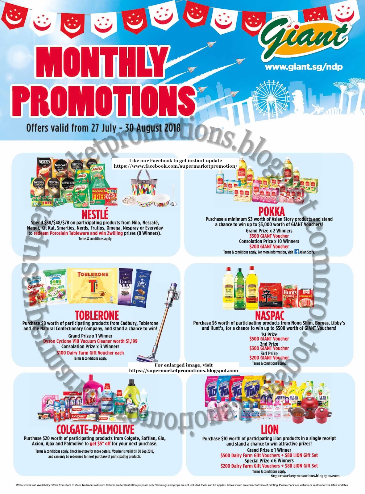 Giant Monthly Promotions 27 July - 30 August 2018 ~ Supermarket Promotions