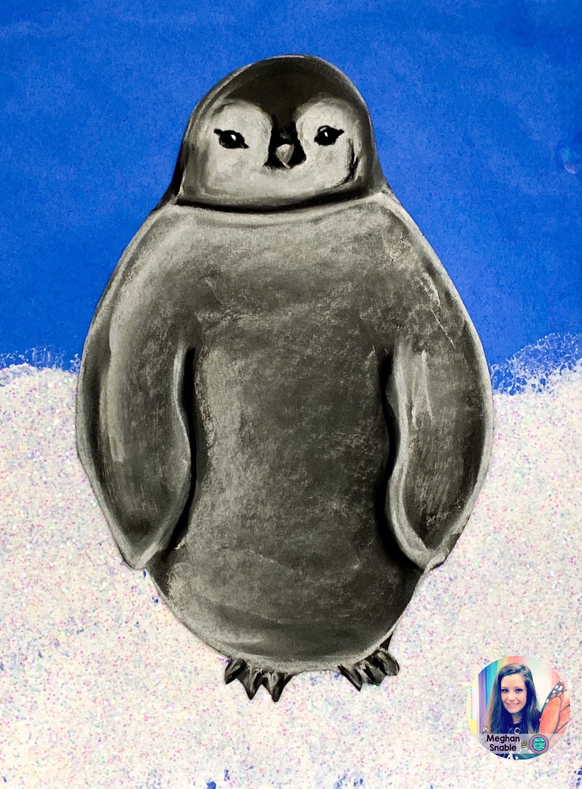 The Creative Colorful Classroom: Pastel Penguin Art Project