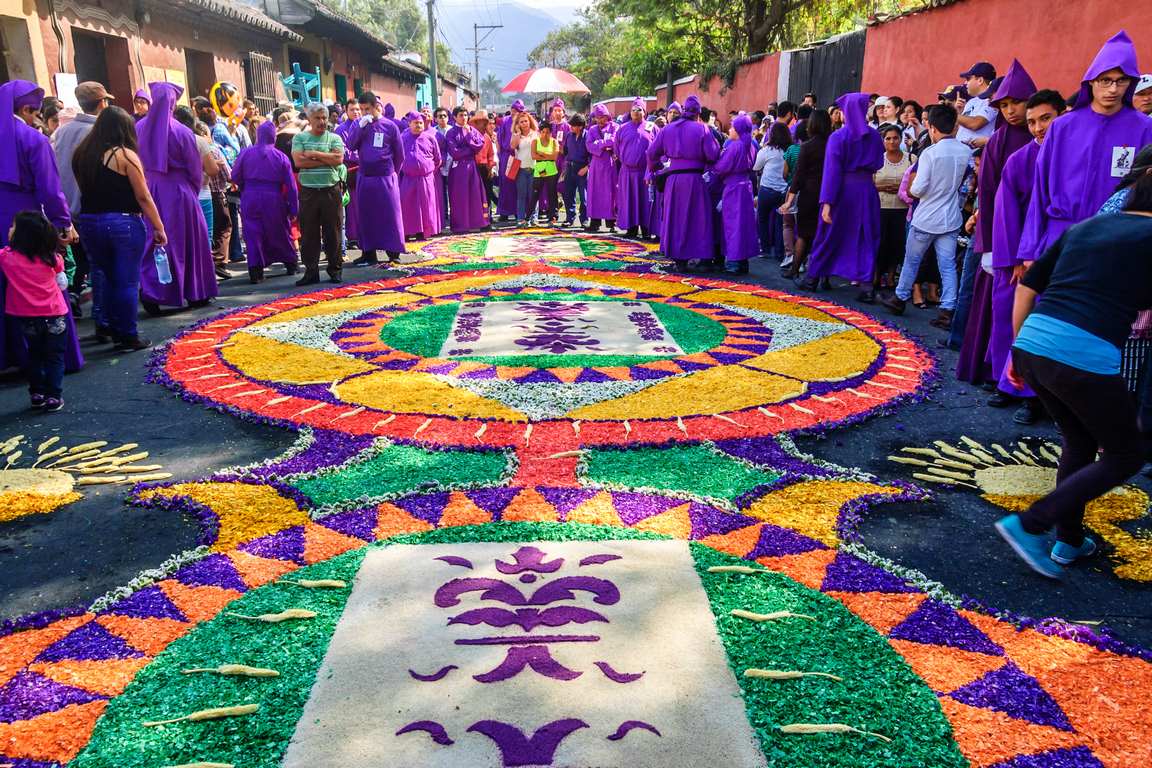 Siempre es primavera: Alfombras de aserrín