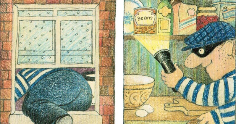 Pictures from an Old Book: "Burglar Bill" By Janet & Allan Ahlberg ...