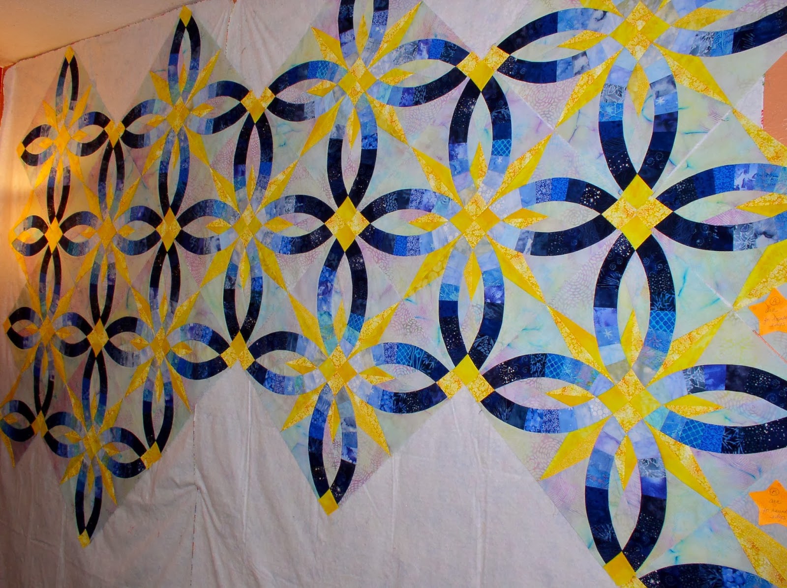LuAnn Kessi: Wedding Star Quilt......Progress Report