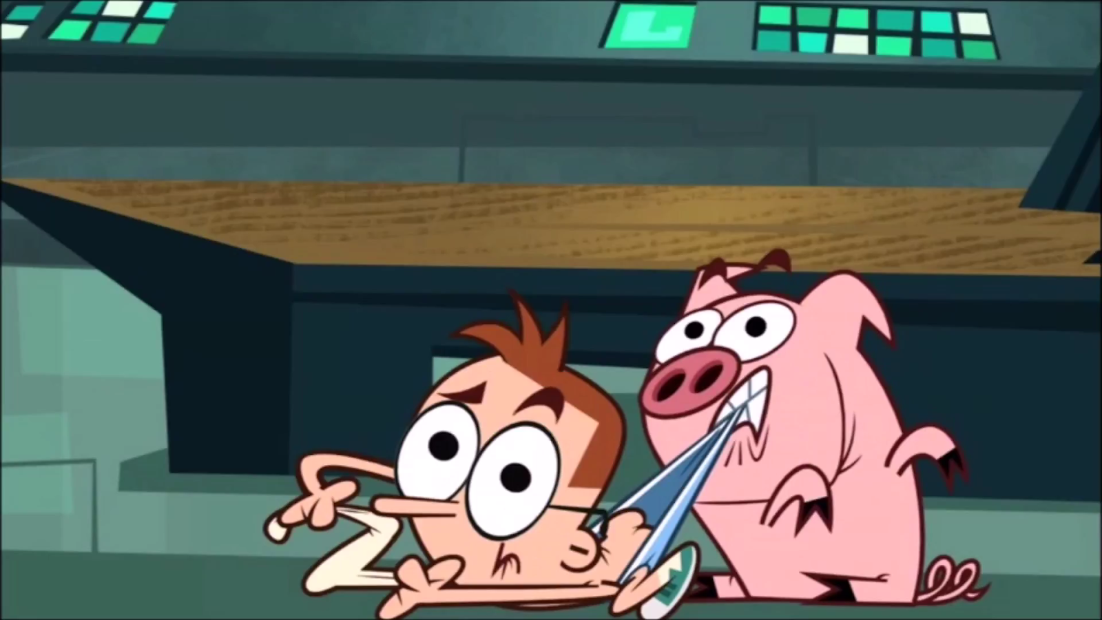 Shirtless Drawn Cartoon Boys & Men: Eric Needles in Undies