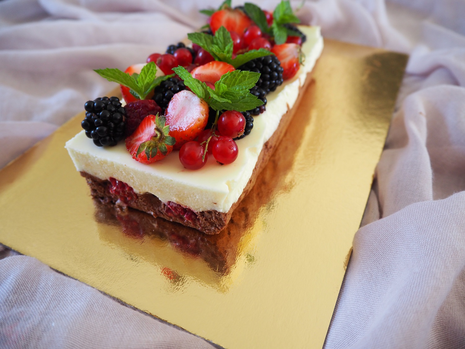 SAVEURS FRANCO-POLONAISES: GÂTEAU À LA MOUSSE AU CHOCOLAT ET AUX FRUITS ...