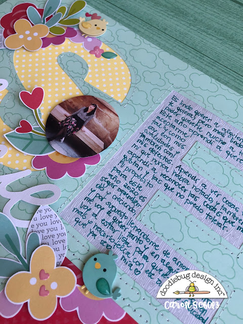 Doodlebug Design Inc Blog: LOVE NOTES Layout | with Caroli