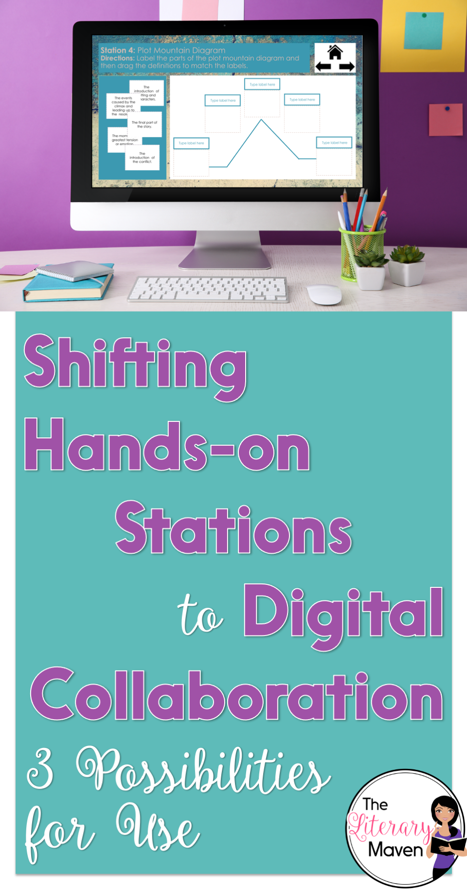 Shifting Hands-on Stations to Digital Collaboration - The Literary Maven