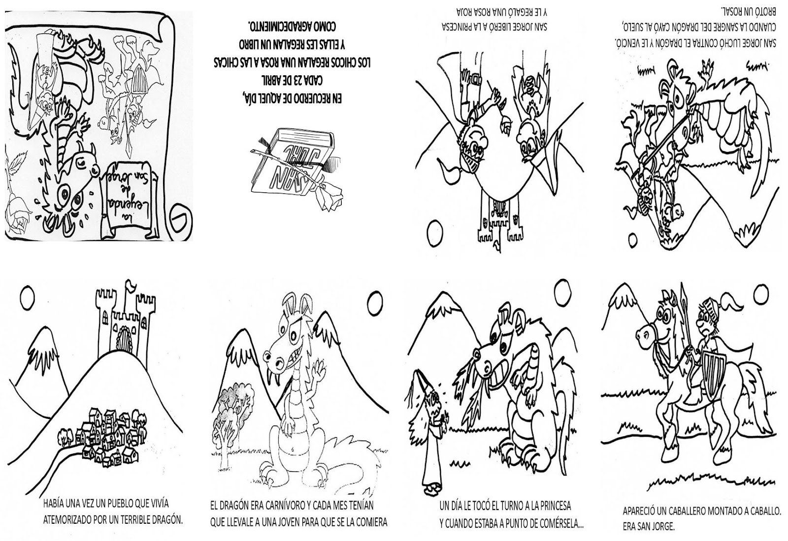 RECURSOS: MINI CUENTO DE SAN JORGE