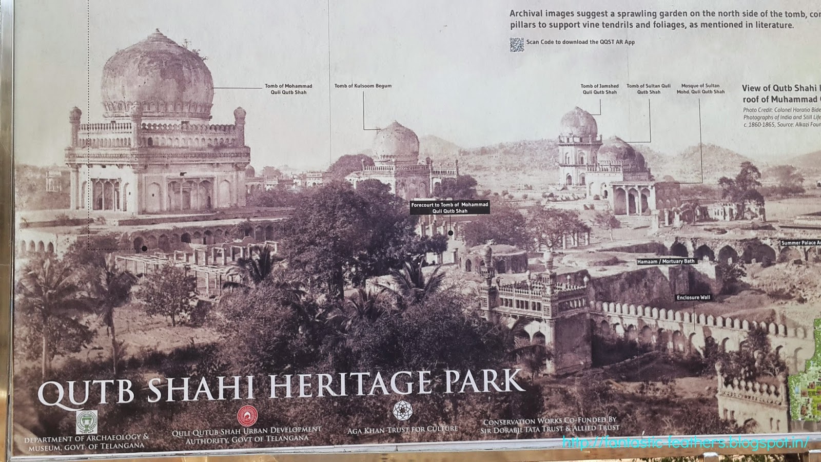 Fantastic Feathers: Qutub Shahi tombs, Hyderabad